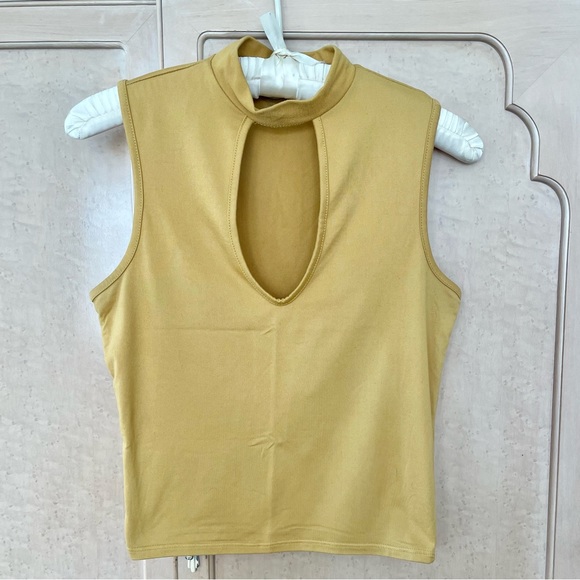 gaze | Tops | Gaze Mustard Yellow Tank Top Medium | Poshmark